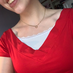 Modest Bralette , Cleavage Cover , Collarbone Cover , Summer Bralette ...