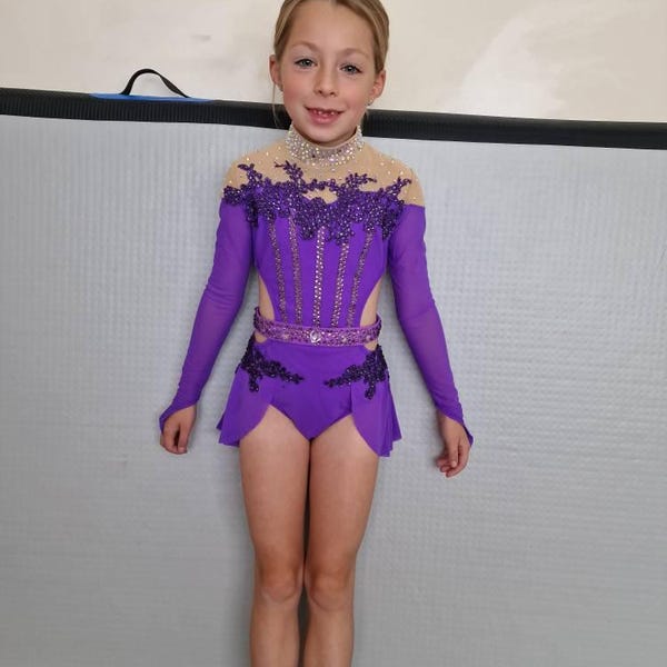 Dance Competition Handmade Costume One Sleeve Customizable Lyrical ...