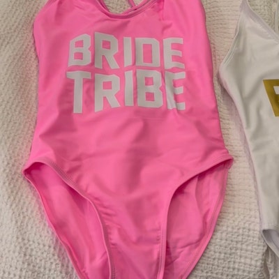 Happy Hippie Bathing Suit. Bachelorette Swimsuit. One Piece. - Etsy