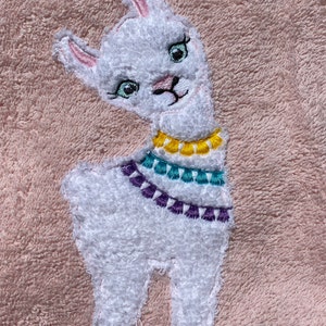 Little Llama With Tassels, Fringed Tassel Applique Lama Boho ITH in the ...