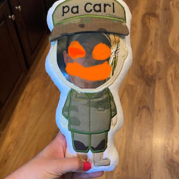 Military Deployment Doll: Daddy/mommy Photo Keepsake - Etsy