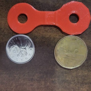 Canadian Cart Coin Keys, 3D Printed, Quarter, Loonie, Wallmart Cart ...