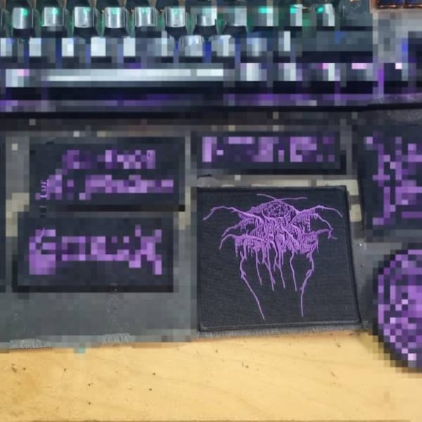 Black/death/power/heavy/stoner/doom Metal Patches #93 - Etsy