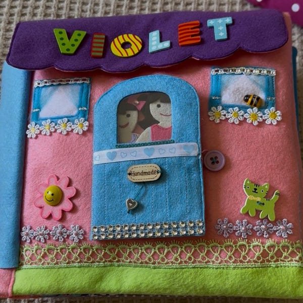Toddler Quiet Book, Montessori Preschool Learning Activity, Educational ...