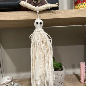 Handmade Macrame Decor Ghost Decoration Set Mini Ghosts - Etsy UK