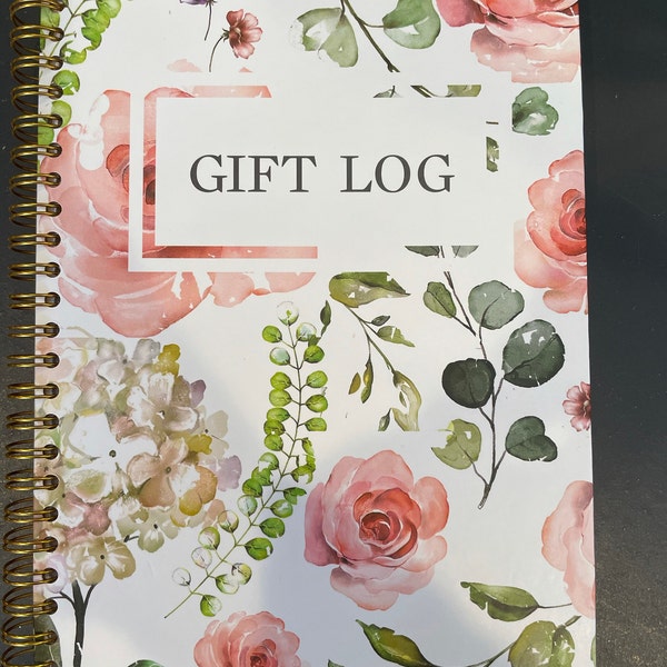 Bridal Gift Tracker | Gift Log Book | Bridal Shower | Wedding Day Gift ...