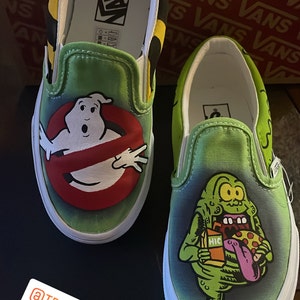 Dinosaur Themed Painted Kids Vans - Etsy