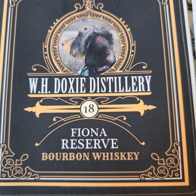 Personalized Dog or Cat Wine Label With Custom Story on the Back Gift ...