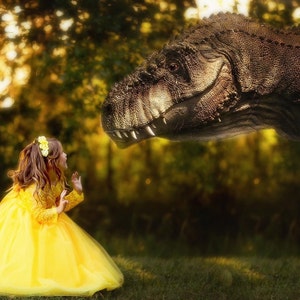 Smiling T-rex Tyrannosaurus Background / Dinosaur Backdrop for ...