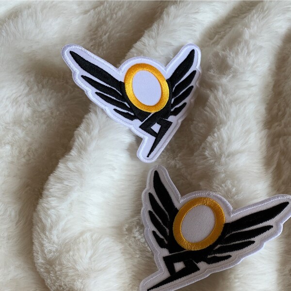 Mercy Patch for Overwatch Embroidered Iron on Patch Iron on Applique - Etsy