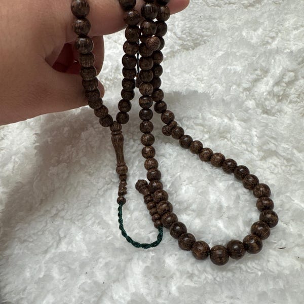 Ebony Tasbih Subha Prayer Beads Misbaha 99 Beads - Etsy