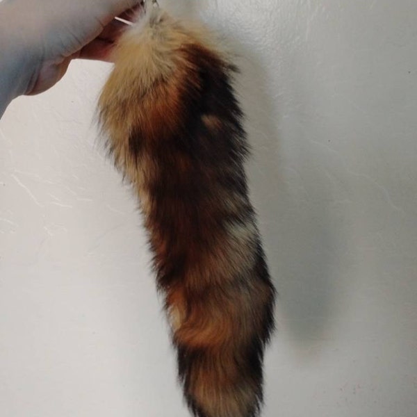 Choose Your Own, Real Fur Red Fox Tail Keychain With Swivel Clasp ...