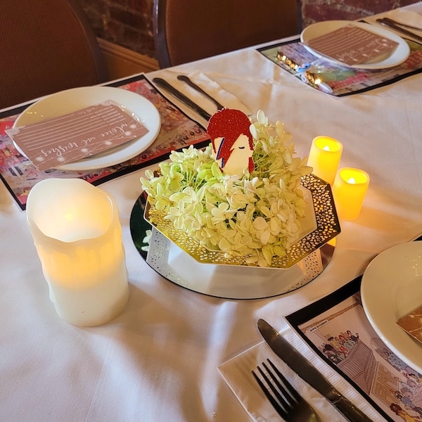 Elvis Birthday Party Decor: Rock N Roll Cupcake Toppers, Banner ...