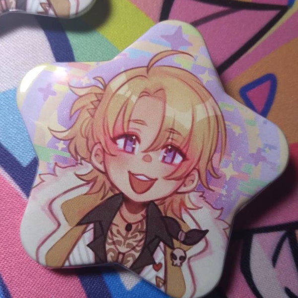 Nijisanji Vtuber | Star Buttons - Etsy