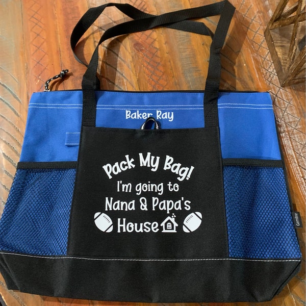 Camping Tote With Camping Queen Design, Camping Lover Tote ...