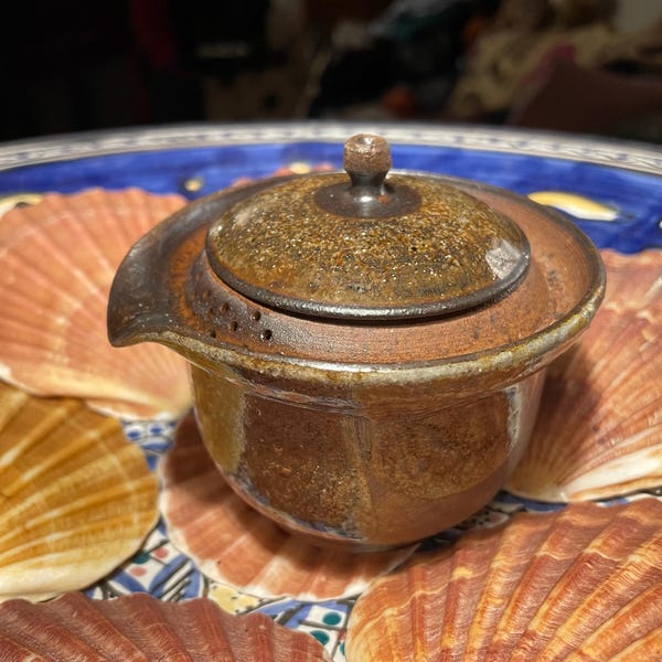 Unique Blue Woodfired Coffee Cup. Woodfired Stoneware Cappuccino Coffee ...