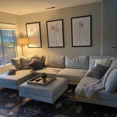 Poppy Flower, Poppy Print, Watercolor Flower Living Room Decor, Set of ...