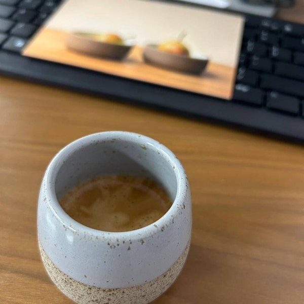 Handmade Ceramic Espresso Cups: Set of 4 Colorful Coffee Lover Gift - Etsy