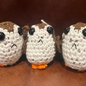 Porg Star Wars Mini Amigurumi Pattern PDF Crochet Pattern - Etsy