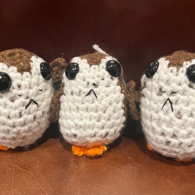 Porg Star Wars Mini Amigurumi Pattern PDF Crochet Pattern - Etsy