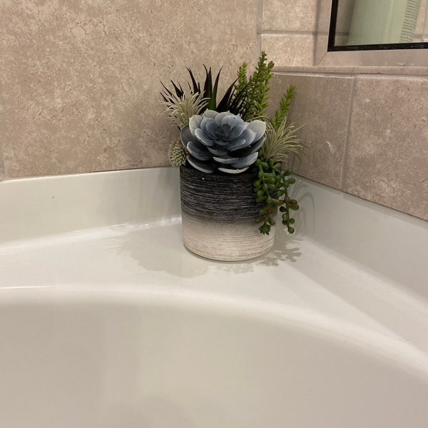 SECRET STASH Faux Succulent Hide-a-key Pot 7-1/2 Tall X 3-1/2 Wide hide ...