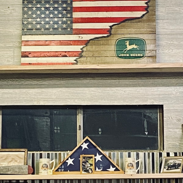 American John Deere Flag, American Flag, John Deere Flag - Etsy