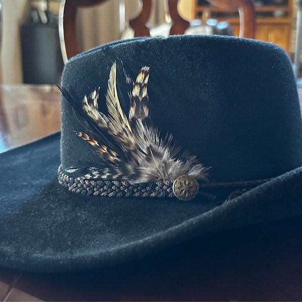Hat Feathers for Men, Women, Unisex, Handmade, Western Style, Texas ...