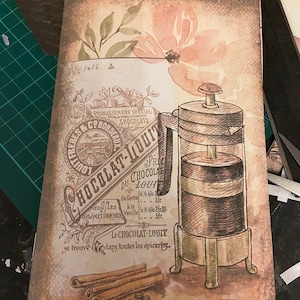 Chocolate and Coffee Junk Journal Digital Kit, Coffee Printable Journal ...