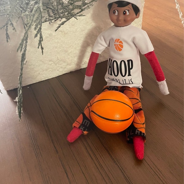 Elf Basketball Set- Pants, Shirt and Ball. Elf Clothes, Elf Costume ...