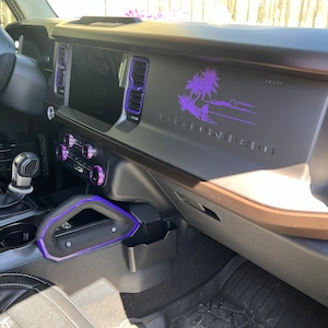Bronco Sasquatch on the Beach Dash Decal - Etsy