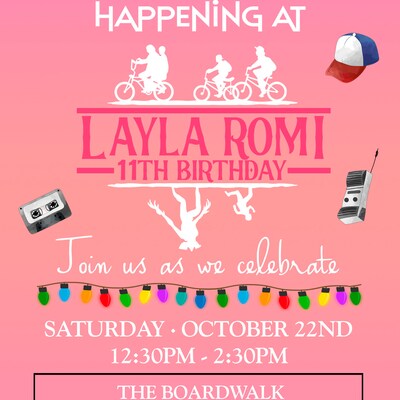 SELENA QUINTANILLA Birthday Invitation, Selena Modern Birthday, Cute ...