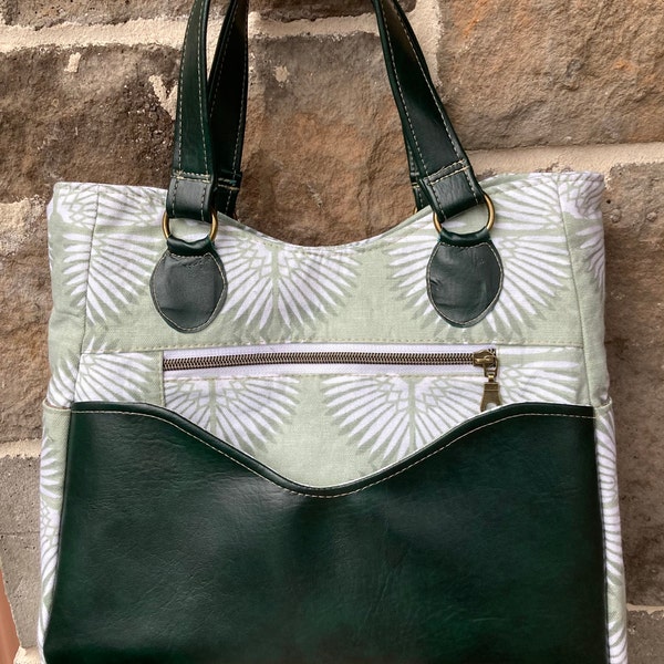 Emilina Handbag With Internal Zipper Pocket Divider PDF Pattern - RLR ...