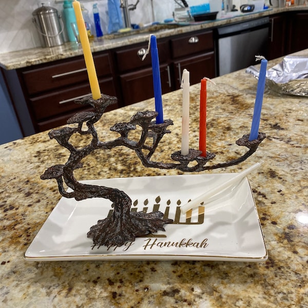 Seder Plate Blooming Spring, Passover Seder Plate Modern Jewish Art ...