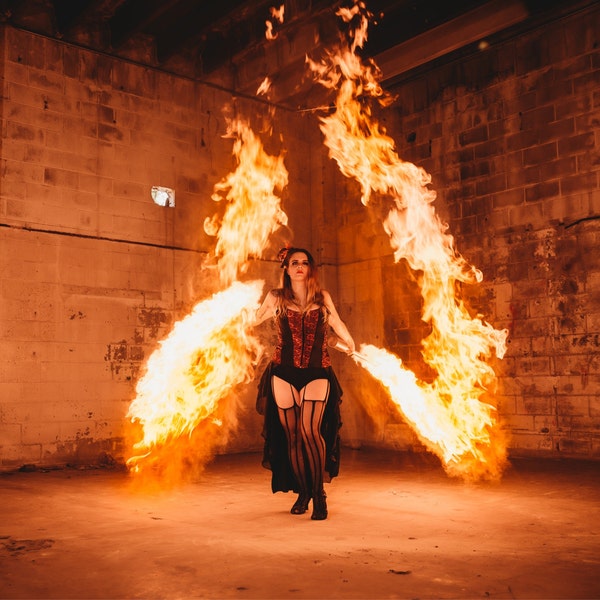 Original INFERNO Dragon Torch for Lycopodium | Fire Performing ...