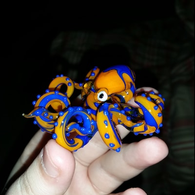 Art Glass Octopus, Glass Octopus, Octopus Art ,octopus Decor, Octopus ...