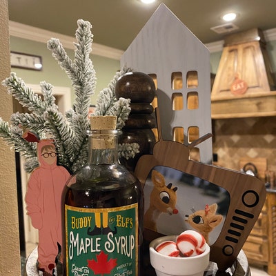 BUDDY the Elf's SYRUP BOTTLE Decoration 1fill Yourself Syrup Not ...