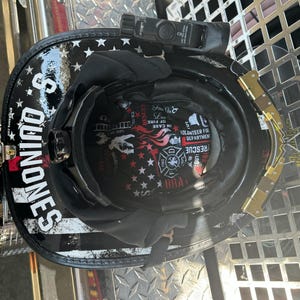 Stealth USA American Flag Fire Helmet Skin Vinyl Wrap Overlay Sticker ...