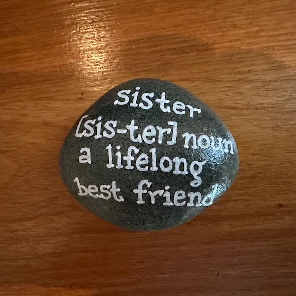 Friendship Stone - Hand Painted Rock - "life is Better With Friends ...