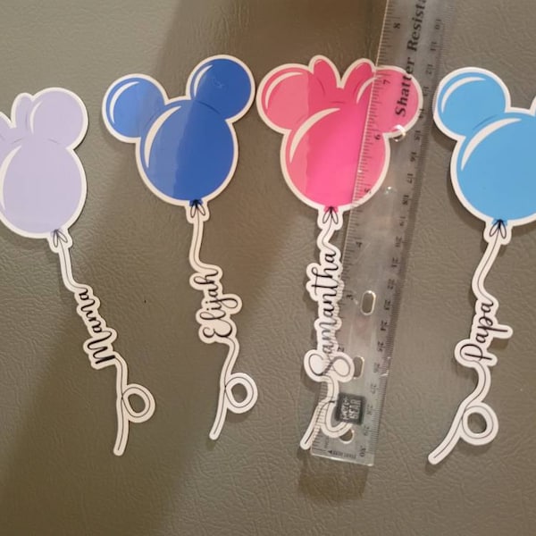 Personalised Mickey Balloon Cruise Door Magnet | Disney Cruise Magnets ...