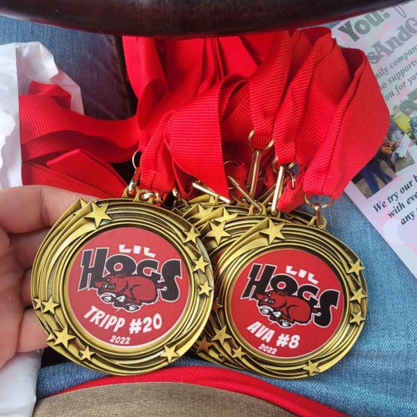 Custom Event Insert Medals - Personalized Medals - Custom Gold Silver ...