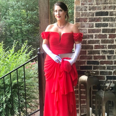 Vivian Red Dress Pretty Woman Costume - Etsy