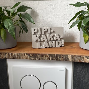 LETTER BRICK Beton-Schild Sei frech, wild und wunderbar Betondeko ...