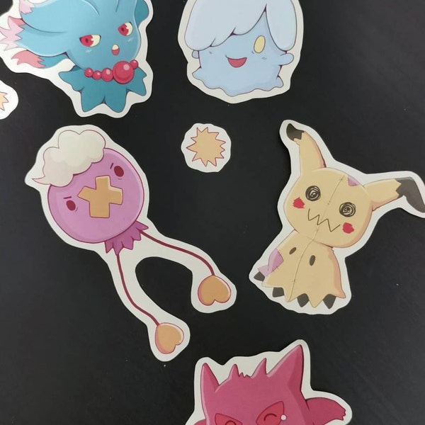 Yokai Watch Stickers Jibanyan, Komasan and Whisper Cute Laptop Stickers ...