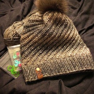 KNIT Pattern for Alpine Swirl Hat Knitting Pattern PDF Instructions DIY ...