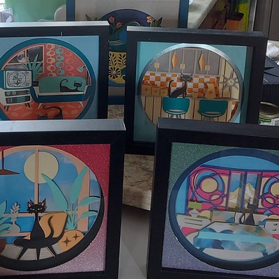 Angel Shadow Box Svg, Angel Shadow Box, Angel Svg, 3d Angel Svg, 3d Svg ...