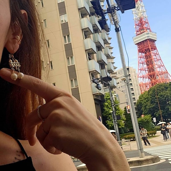 Vermeer Replica Earrings, Girl With a Pearl, Big Pearl Drop Earrings ...