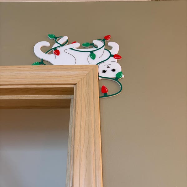 Ghost Door Corner Decor, Halloween Ghost Sign for Door Corner, Fall ...