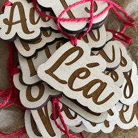 Wooden Rubber Duck Name Tag // Engraved Duck Name Tag // Duck - Etsy