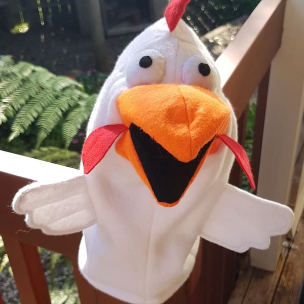 Chicken Puppet Sewing Pattern - Etsy