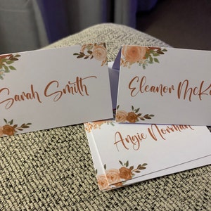 Personalised Guest Menu in Minimalist Design BT107 Menu Place Card - Etsy